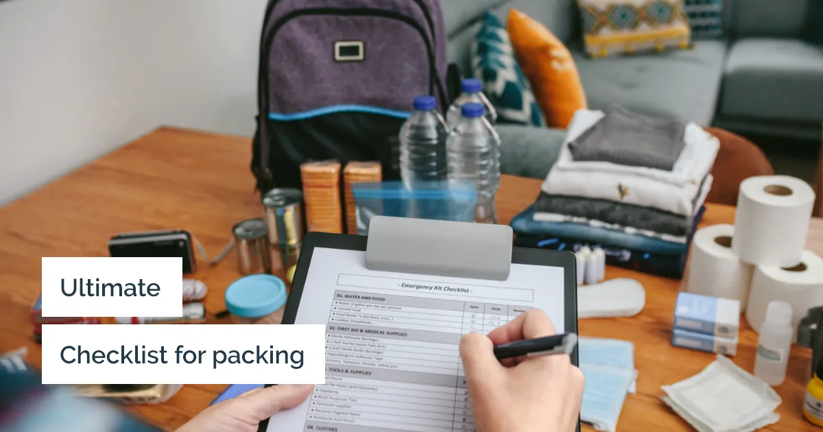The Ultimate Checklist for Packing