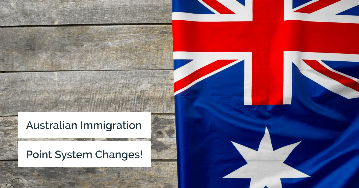 Upcoming Changes in Australia’s Immigration Point system.!!
